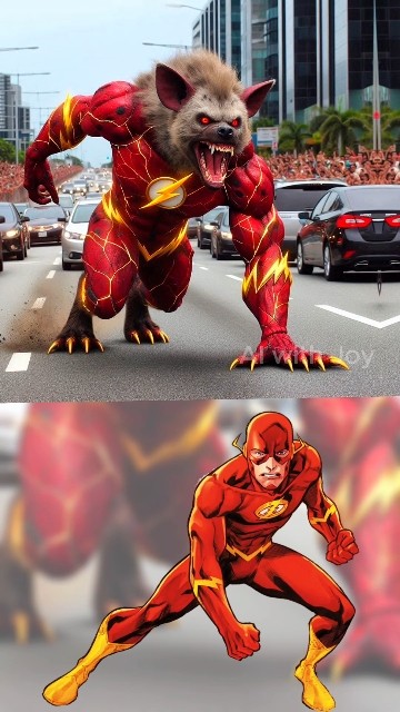 superheroes giant Hyena evaluated 😱💥 Marvel & DC-All Characters #marvel ...