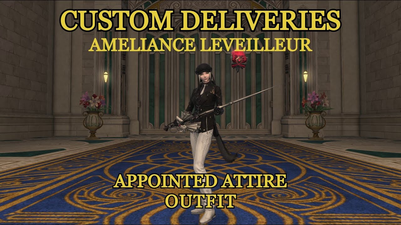FFXIV - Appointed Attire Outfit (Ameliance Custom Delivery) - YouTube