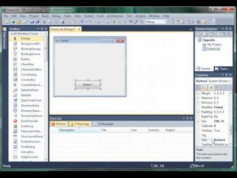 How to Write Opposite message box Code ( Visual basic 2010). - YouTube