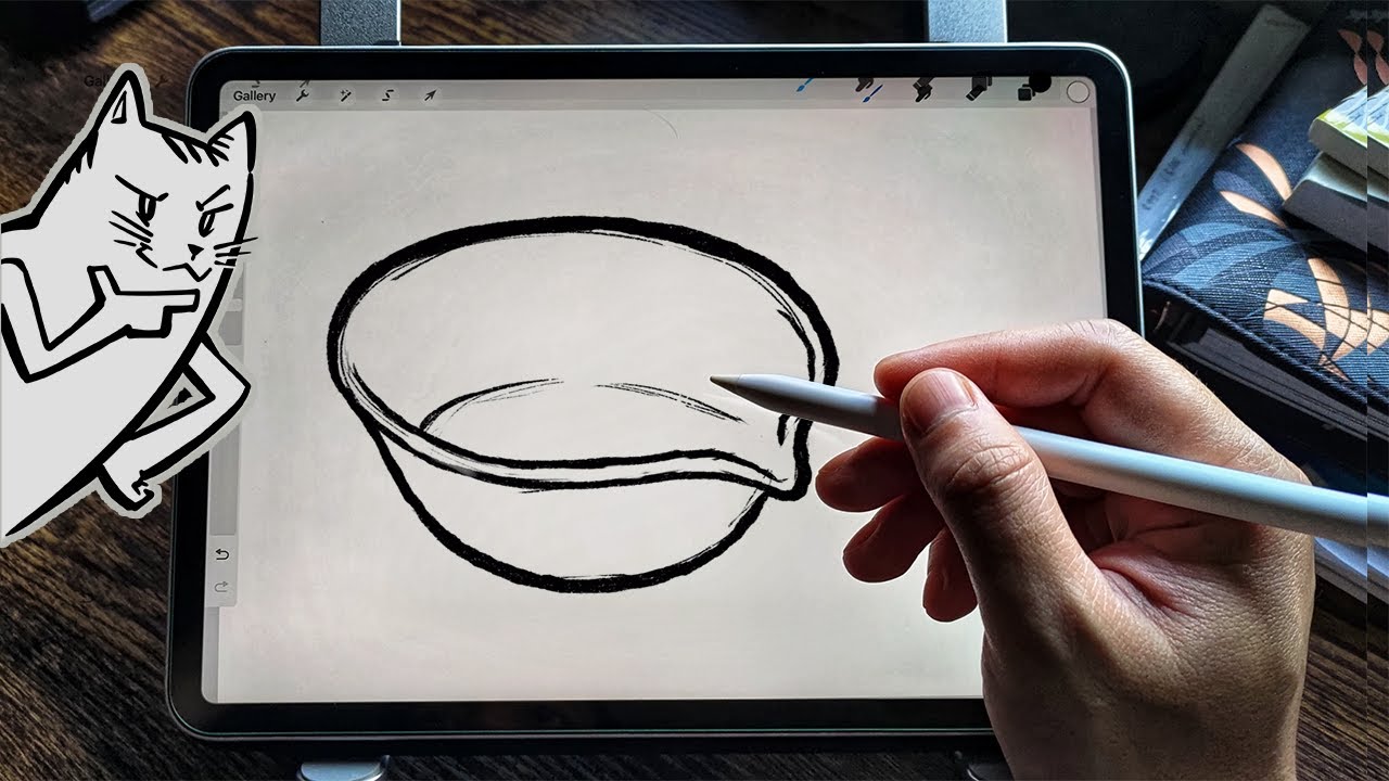 How to draw evaporating dish ♨️ - YouTube