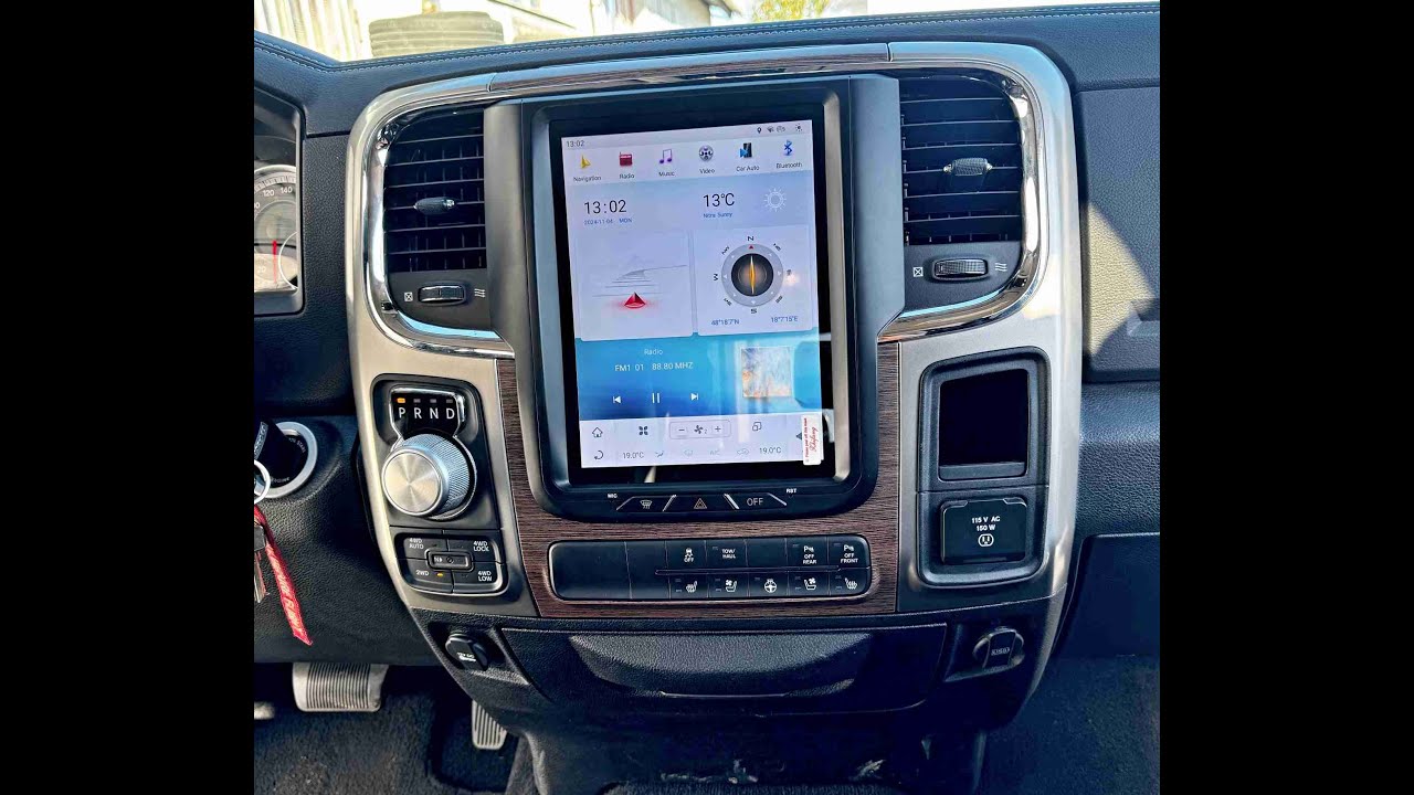 Android radio DODGE RAM 1500 CarPlay - YouTube