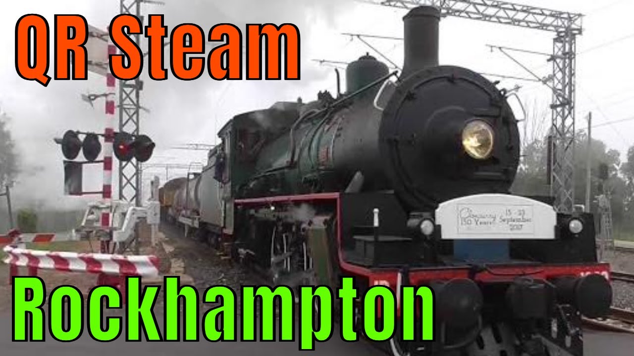 Queensland Rail Steam Train, Australia, Leaves Rockhampton for ...