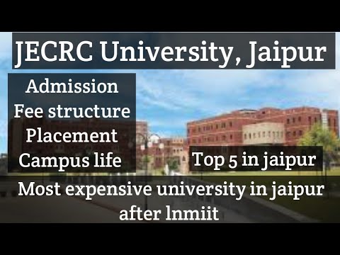 JECRC University, Jaipur, admissions, fee structure, placement, most ...