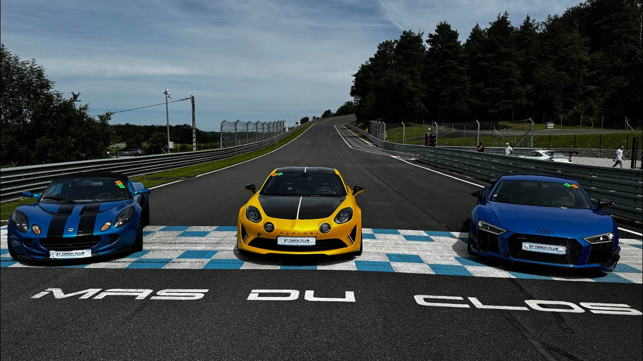 #Alpine #A110 Chasing #Audi #R8V10+ - YouTube