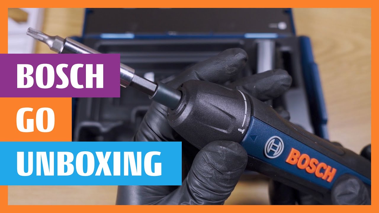 Bosch GO 2 - Unboxing Professional Cordless Screwdriver with L-BOXX ...