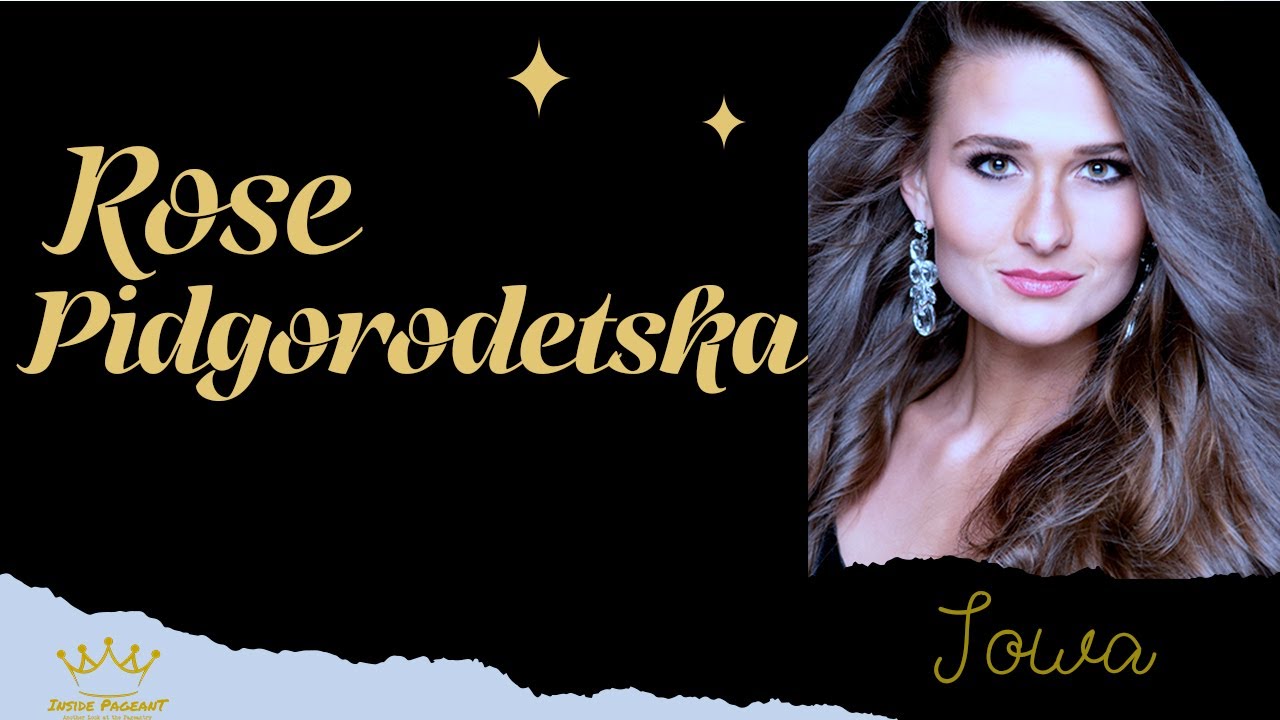 PASS THE CROWN - Miss Iowa Earth 2021, Rose Pidgorodetska - YouTube