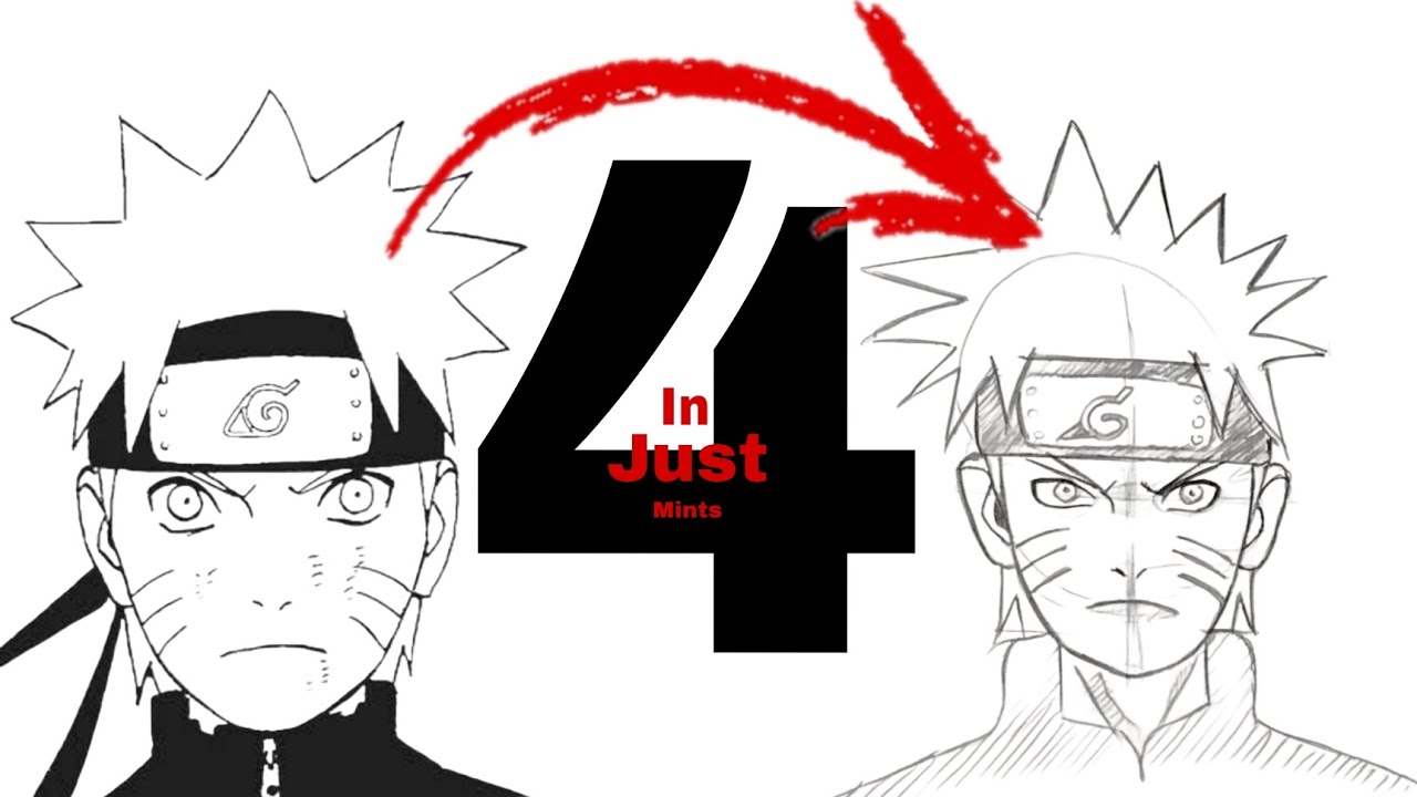 How I Draw Naruto.(Draw like a Pro) Naruto Shippuden | Easy Anime ...