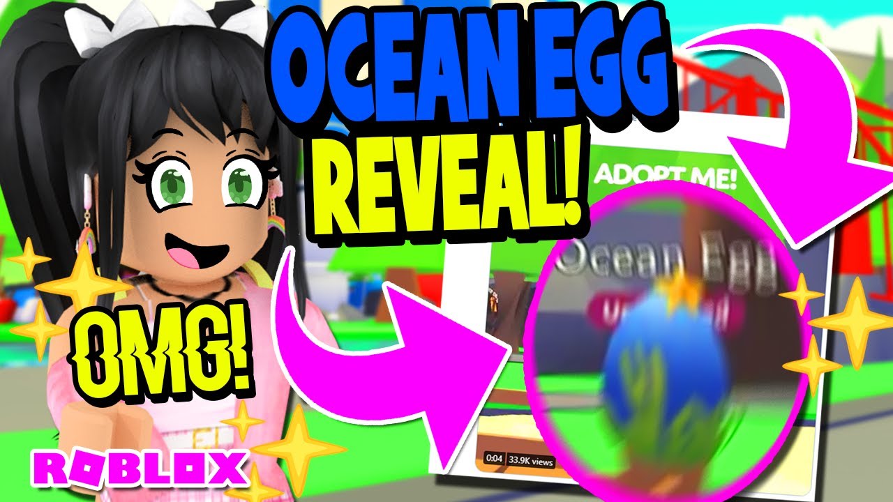 ADOPT ME REVEALS *NEW OCEAN EGG* 🌊 ADOPT ME (roblox) - YouTube