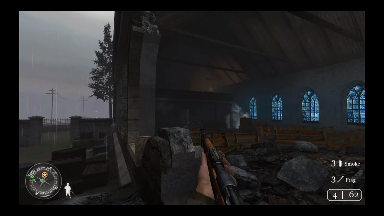 Call of Duty 2 - Approaching Hill 400 - YouTube