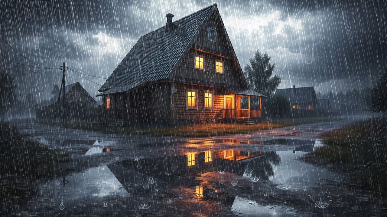Sleep Deeper Than Ever 🌧️ | Heavy Rain & Thunder Sounds for Instant ...