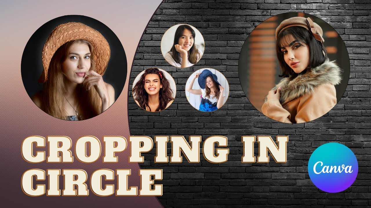 Cropping in a Circle in Canva Tutorial for Beginners - YouTube