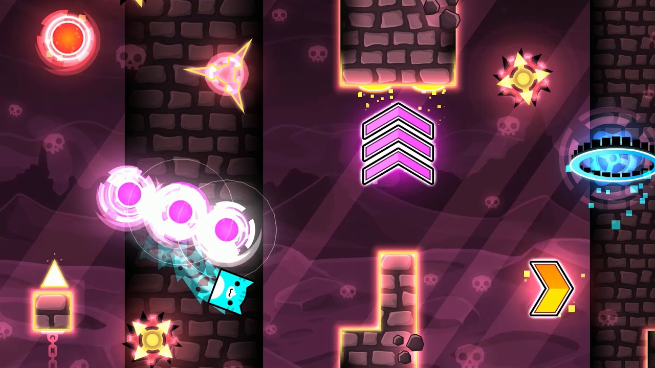 Geometry Dash - Lightning Vortex (easy demon) by Dakiro - YouTube