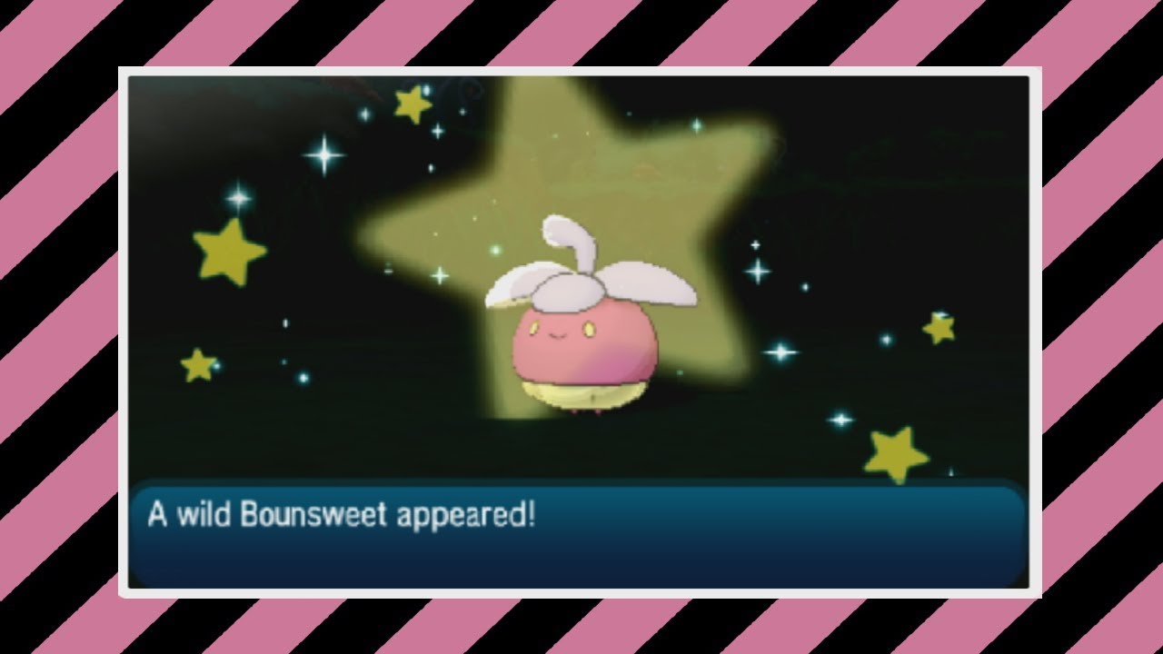 Live! Shiny Bounsweet After 1,096 Encounters in Lush Jungle - Pokemon ...