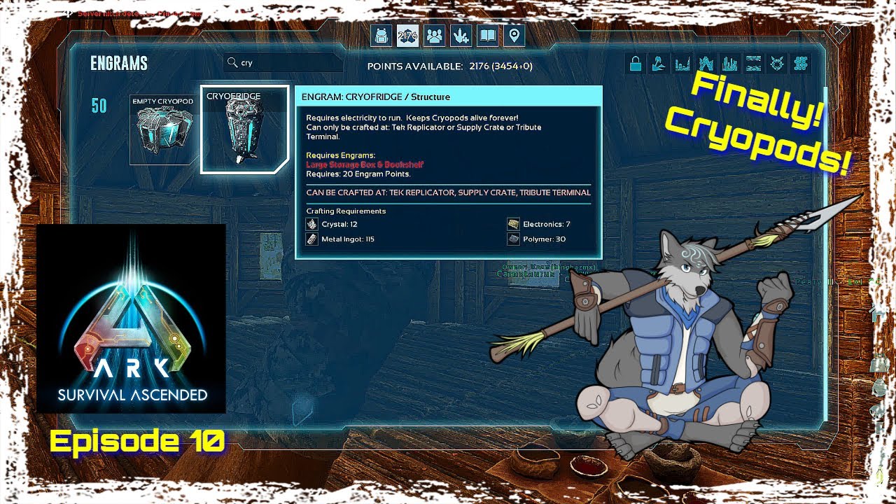 [Ark: Survival Ascended] Episode 10 - Quest for Cryo Stuff - YouTube