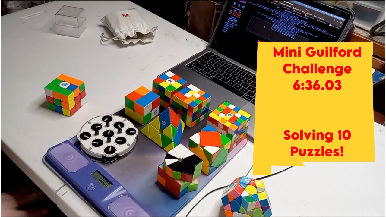 Mini Guildford Rubik's Cube Challenge In 6:36.03 - YouTube