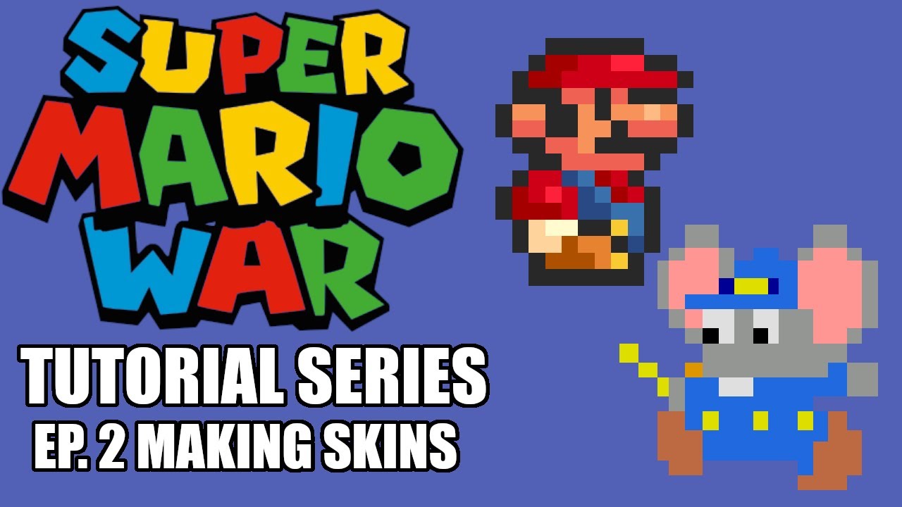 How to mod Super Mario War - EP.2 Making skins - YouTube