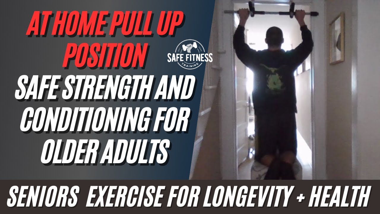 Bodyweight Exercise For Seniors | Pull Up Position | High Intensity ...