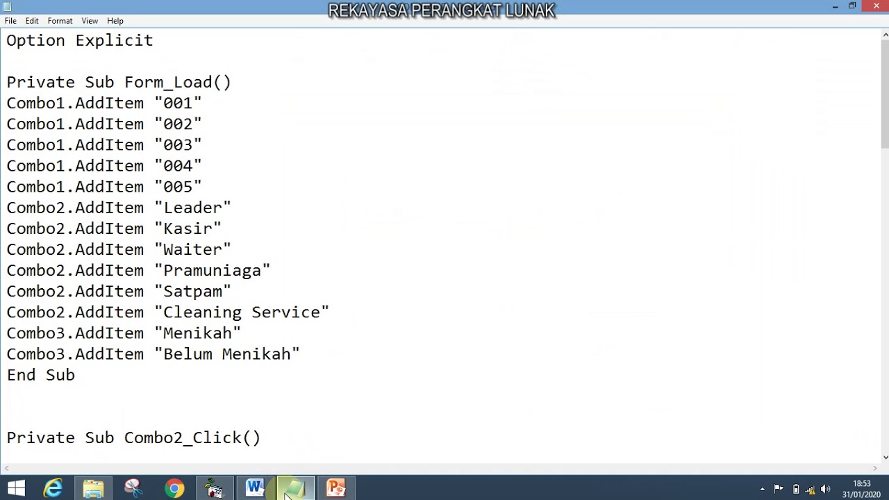 Simple Payroll Application in Visual Basic 6 0 - YouTube