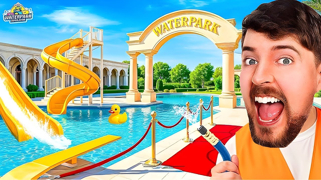 FINALLY MY WATERPARK IS HUGE😍 Water Park Simulator #3 - YouTube