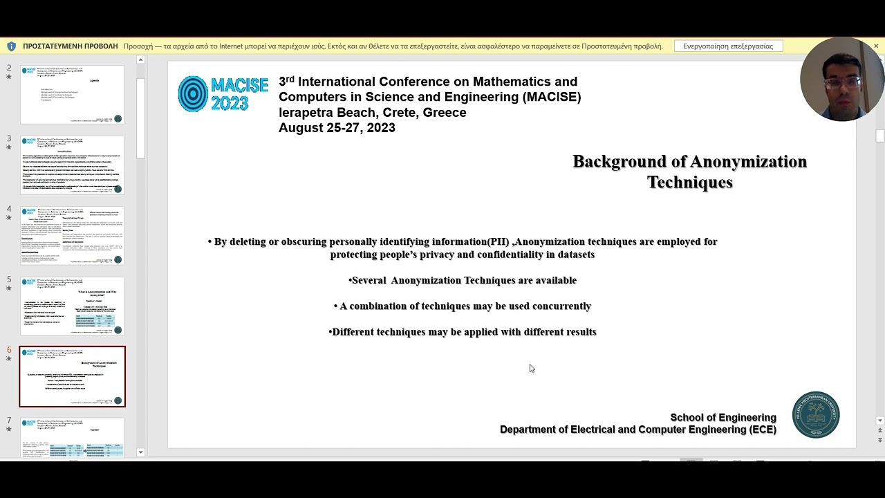 Anonymization, Hashing and Data Encryption Techniques: A Comparative ...