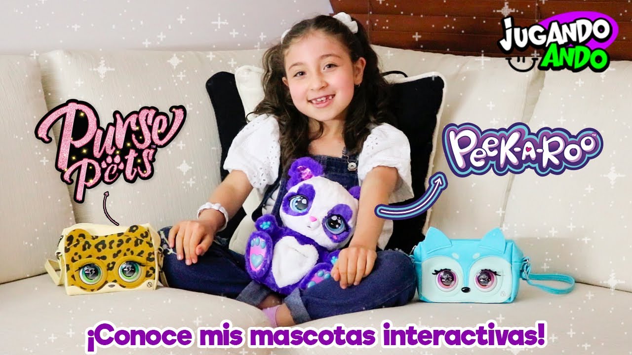 🐼 PEEK-A-ROO y PURSE PETS 👛 || Diviértete con las nuevas mascotas ...