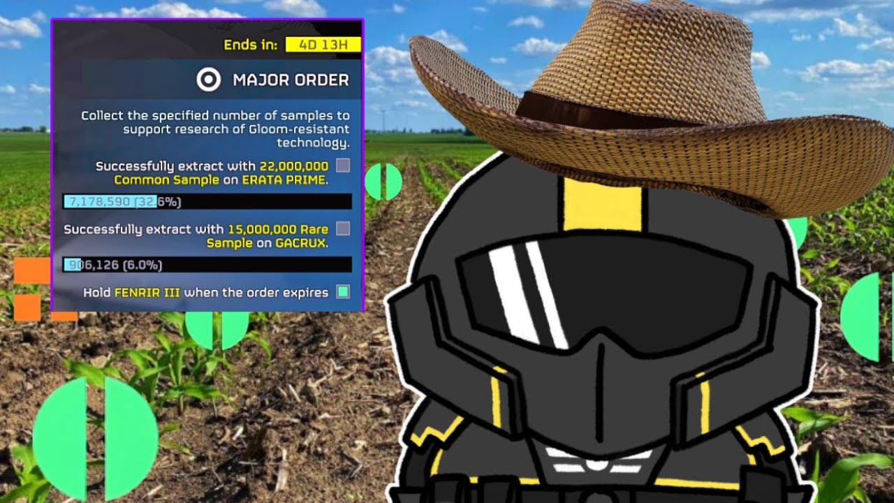 TIME TO FARM SAMPLES FOR THE MO | SUPER HELLDIVE - YouTube