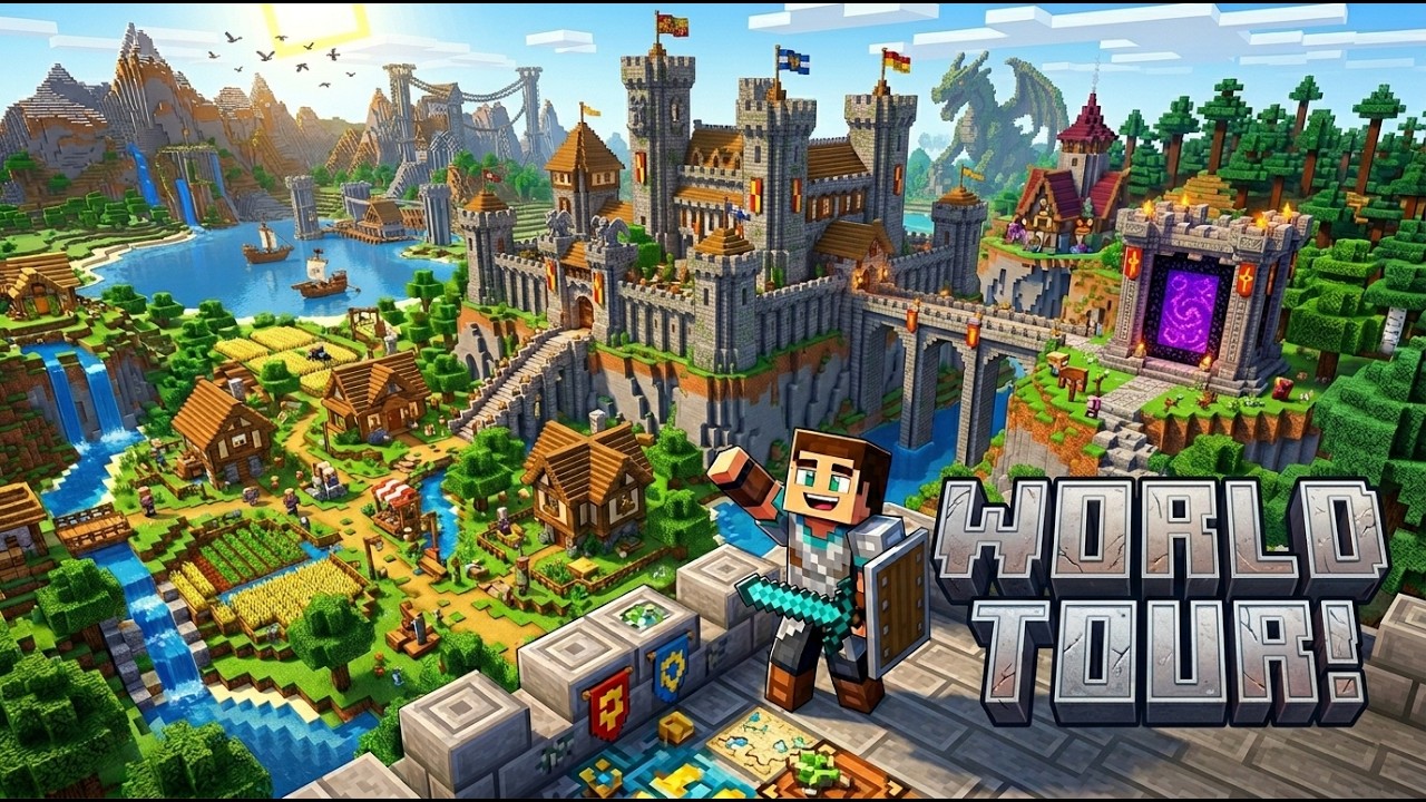 MY MINECRAFT WORLD TOUR PART 2 THANGLISH SUBTITILES - YouTube