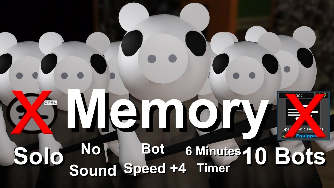 Roblox Piggy 100 Players Distorted Memory NO CROUCH NO ABIL NO SOUND 6 ...