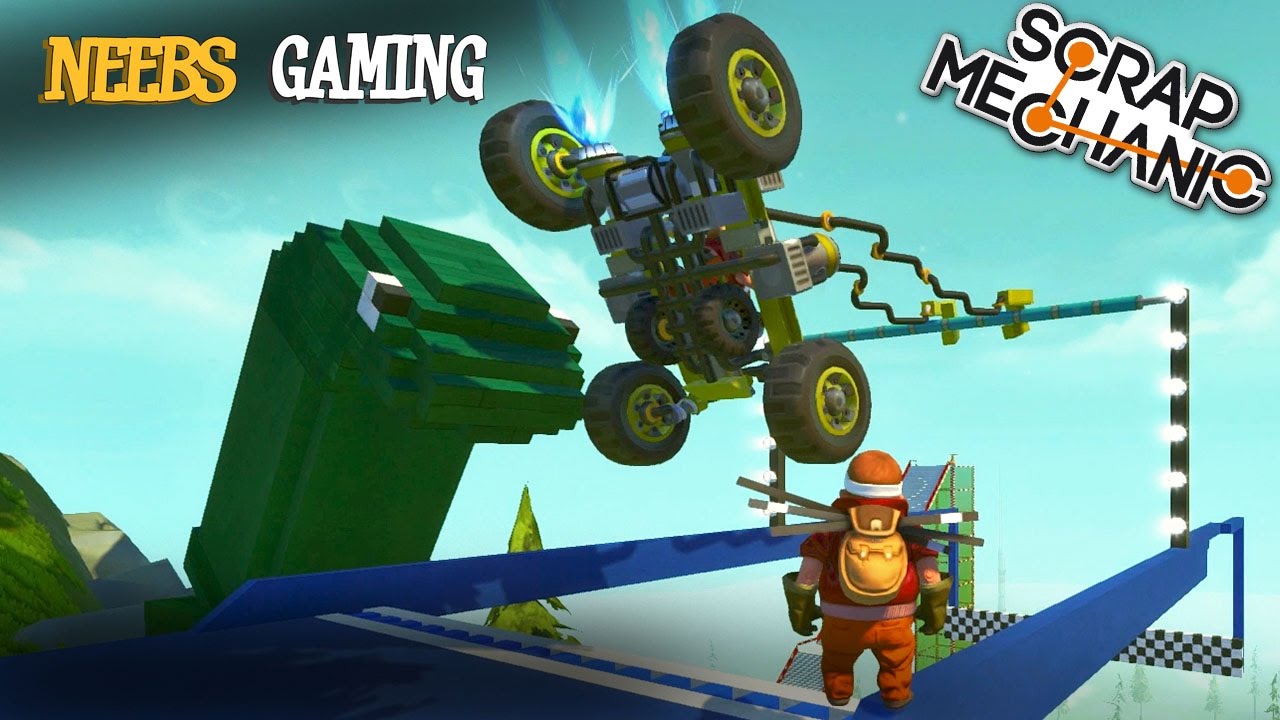 Scrap Mechanic - Super Fantastic Obstacle Course Challenge! - YouTube