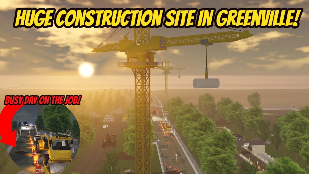 *NEW* Massive HIGHWAY Construction SPECIAL ROLEPLAY in Greenville ...