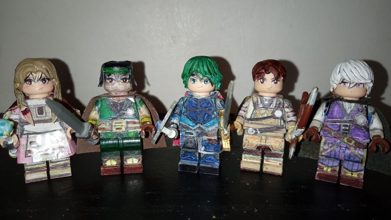 LEGO Fire Emblem: Alm and Ram Villagers - Echoes - YouTube