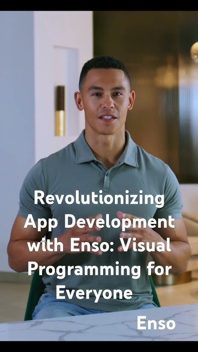 Revolutionizing App Development with Enso: Visual Programming for Everyone - YouTube