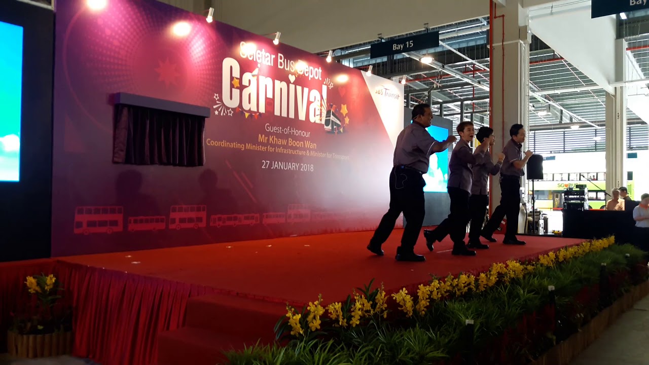 [SBST] Seletar Bus Depot Carnival | Bus Captain Performance (part 1 out ...