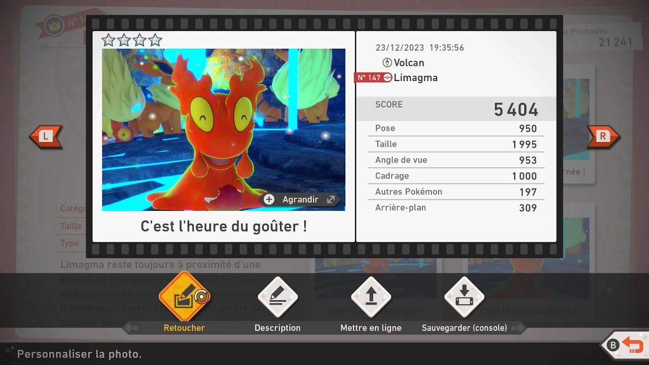Slugma 4☆ 5404 - New Pokémon Snap - YouTube