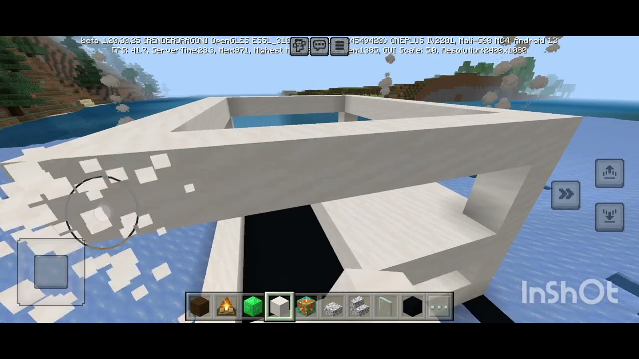 Minecraft Explore white brick ultimate base tutorial - YouTube