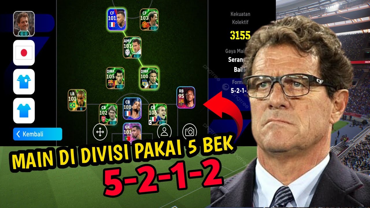 MAIN EFFOODBALL DI DIVISI PAKAI 5 BEK!!🔥😱 - YouTube