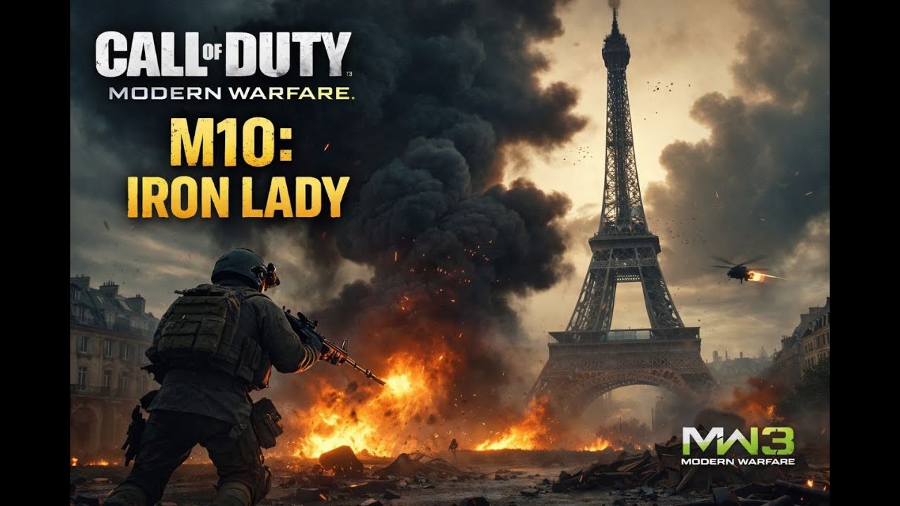 The Most Badass Mission of Call of Duty MW3: M10: IRON LADY - YouTube