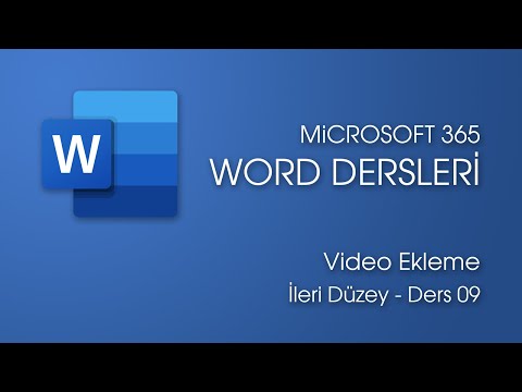 Video Ekleme (İleri Düzey Word Dersleri #9)
