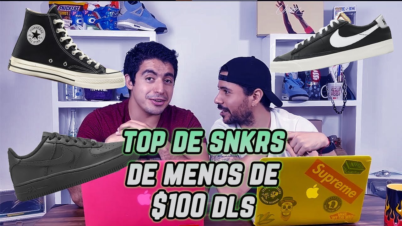 TOP 5 SNEAKERS DE 100 DOLARES | DEBERIAS TENER A PRECIOS MUY BAJOS EN ...