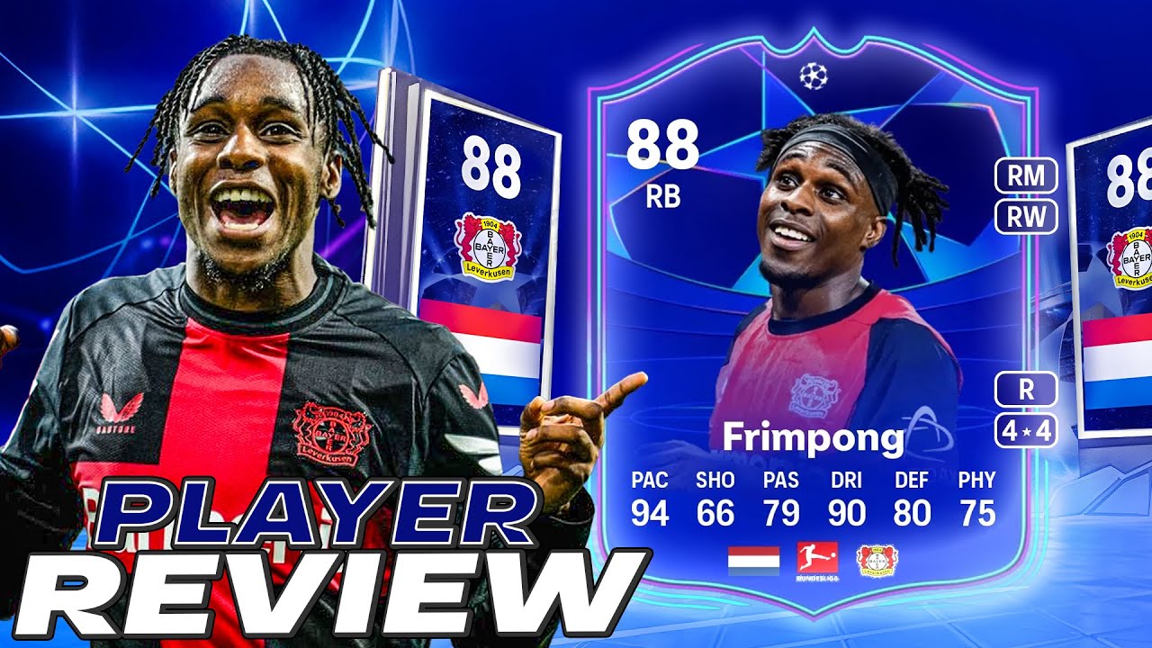 🚀88 UCL RTTK FRIMPONG PLAYER REVIEW - EA FC 25 ULTIMATE TEAM - YouTube
