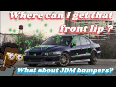 Exterior: ep 1 Custom front lips and JDM bumpers - YouTube