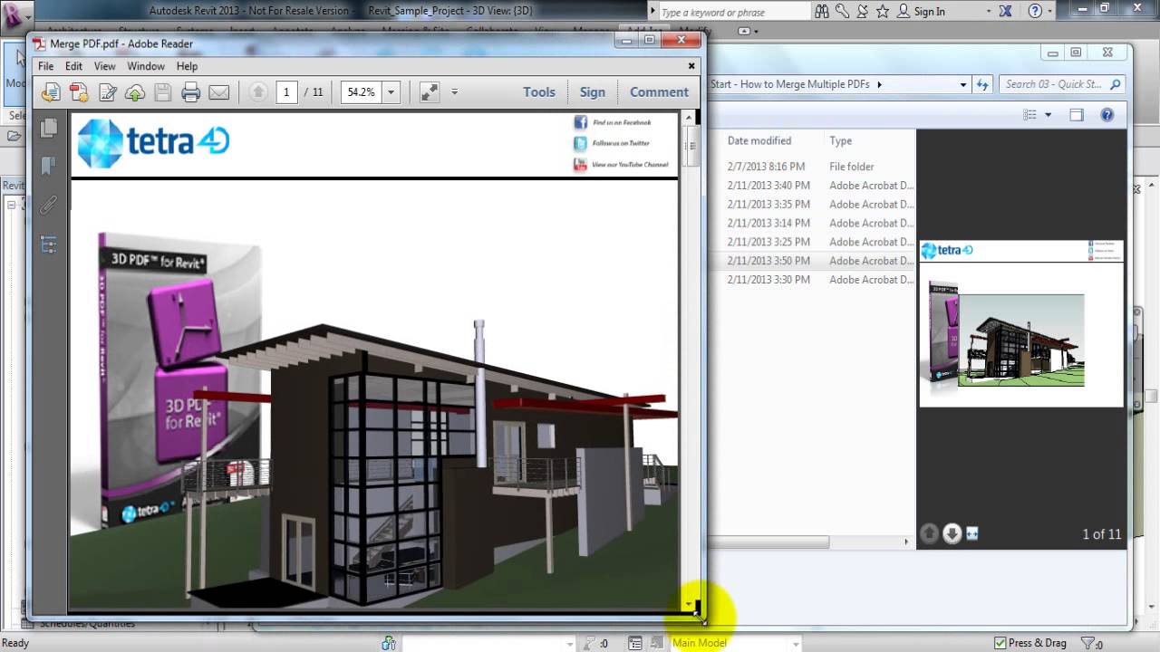 How to Merge PDF from Revit - YouTube