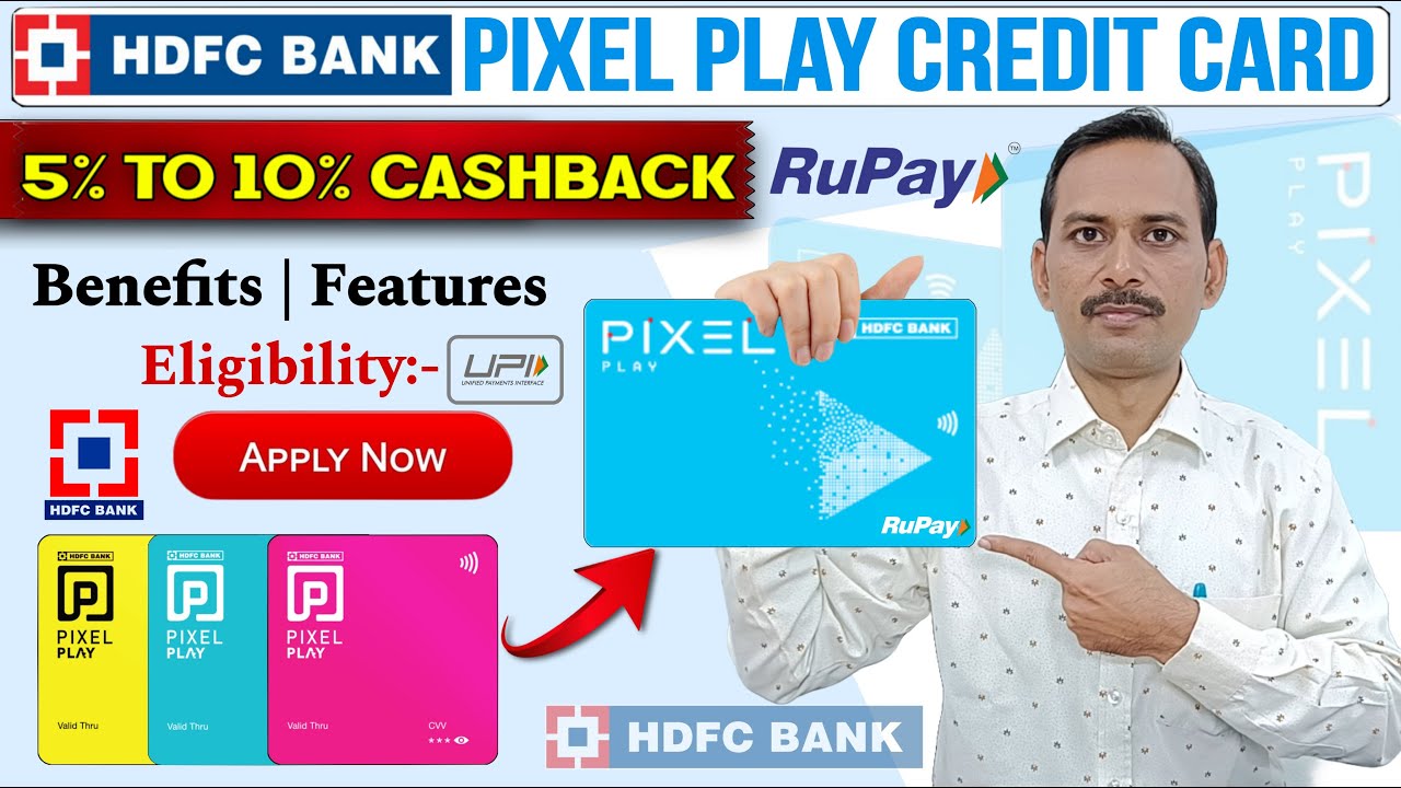 HDFC Pixel Play RuPay Credit Card Benefits | Charges-Eligibility | HDFC ...