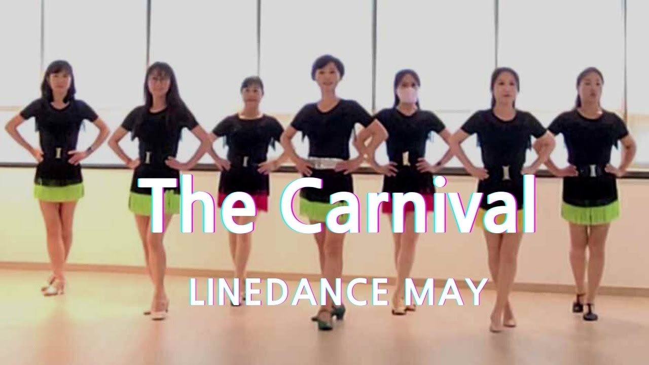 The Carnival Line Dance (Easy Intermediate:Kate Sala)-Demo - YouTube