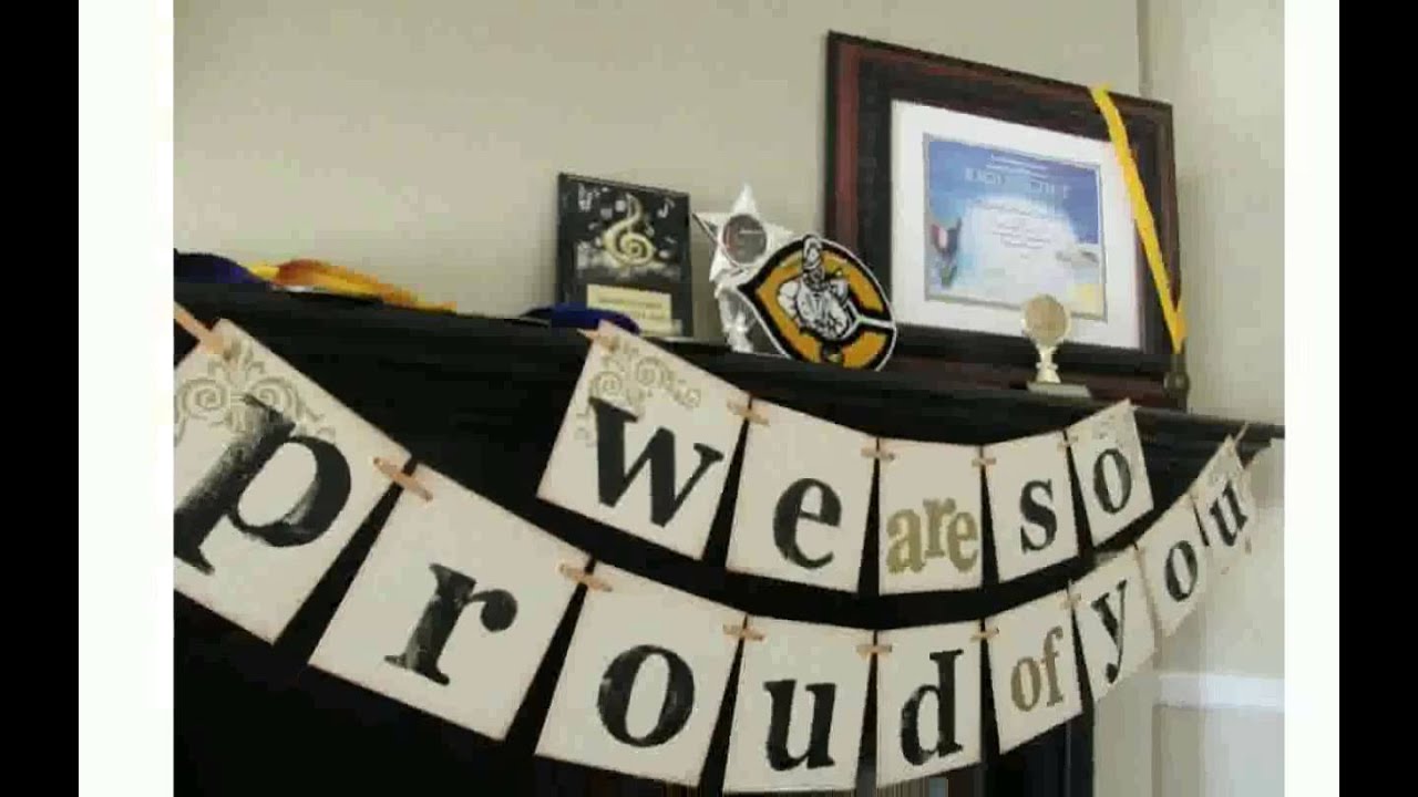 Decoration Ideas for Graduation - YouTube