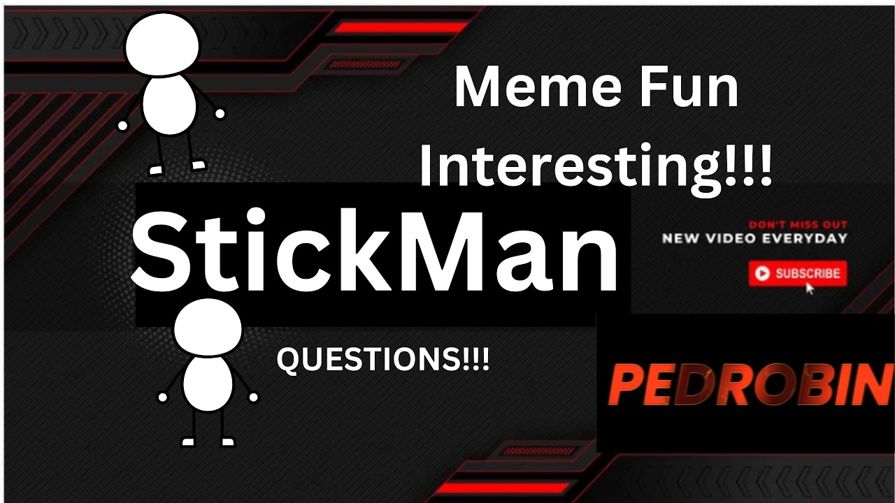 Stickman Questions!!! Fun Meme NEW VIDEO!!! - YouTube