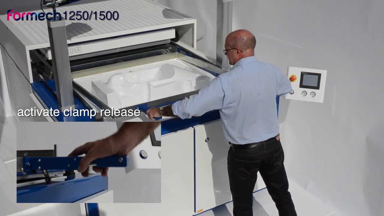 Formech 1250/1500 - Automatic Vacuum Forming Machines - YouTube