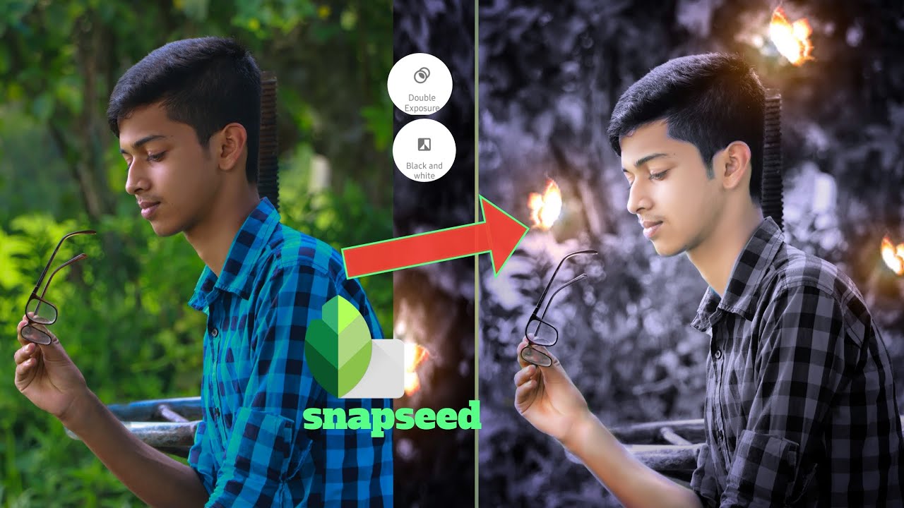 snapseed Butterfly Glowing Effect | Snapseed Photo Editing Tricks ...