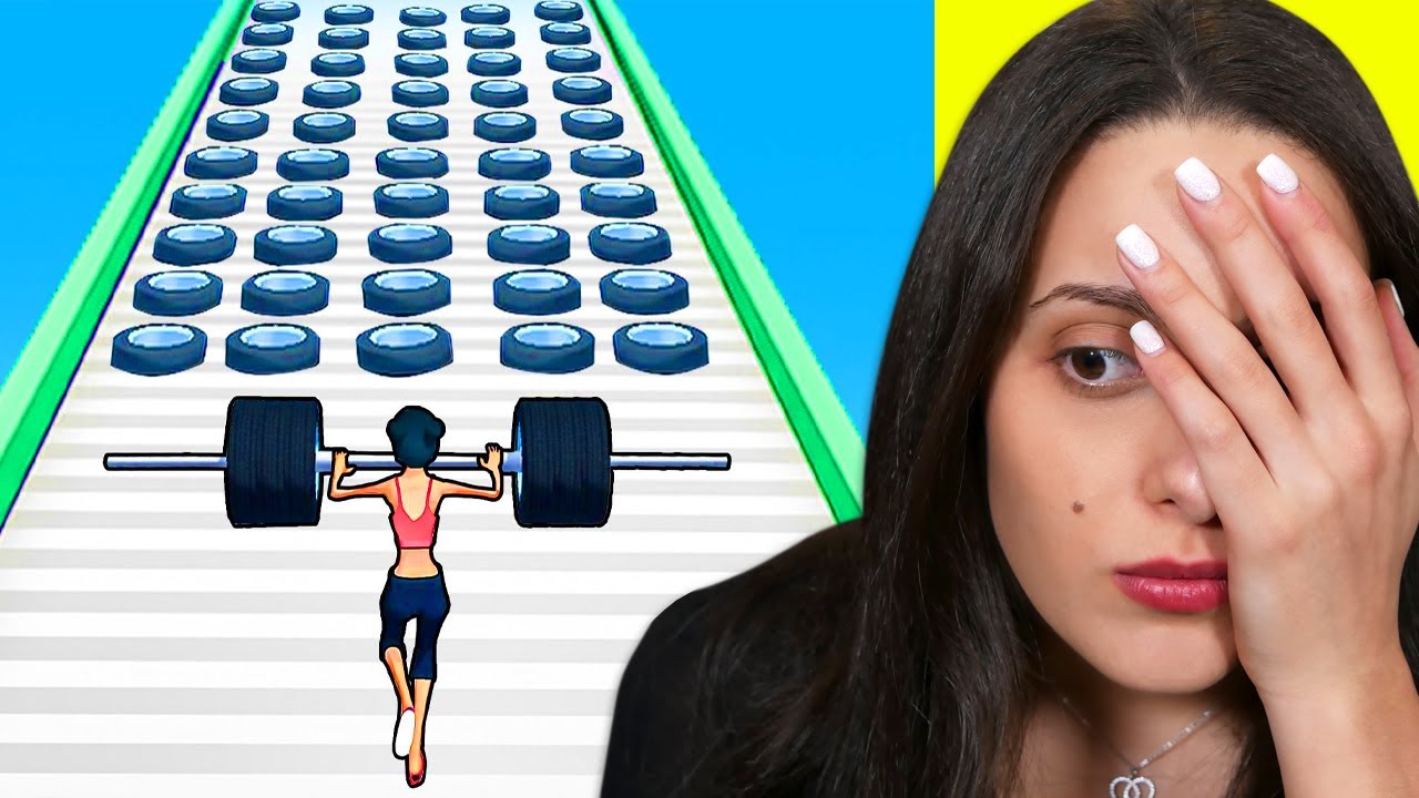 FAI PALESTRA E DIVENTA MUSCOLOSA - WEIGHT RUNNER 3D - YouTube