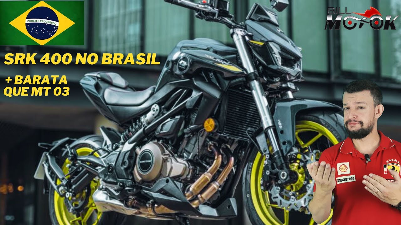 SRK 400 no BRASIL, BICILINDRICA chegará mais barata que MT 03 pela ...